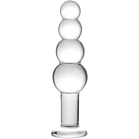 Amazon.com: Glass Anal Beads, Crystal Butt Plug Personal Massage with ...