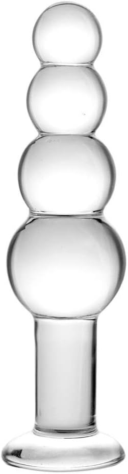 Amazon.com: Glass Anal Beads, Crystal Butt Plug Personal Massage with ...