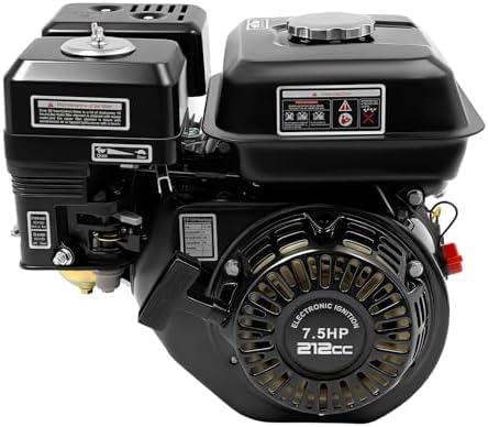 7.5HP 4-Stroke Petrol Engine, OHV Single Cylinder Gasoline Motor with ...
