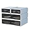 Amazon.com: Stackable Office Storage Box with Drawers｜Office Desk ...