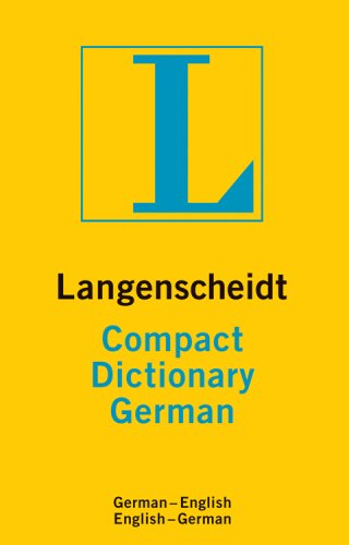 Buy Compact Dictionary German: With New German Spelling Book Online at ...