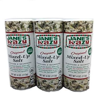 Amazon.com : 3 Set - JANE'S, Krazy, Mixed Up Salt, Pack of 3, Size 4 ...