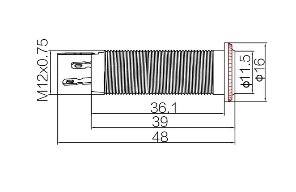 Snapklik.com : Guyker Stereo Long Threaded Output Jack - Pro Metal ...