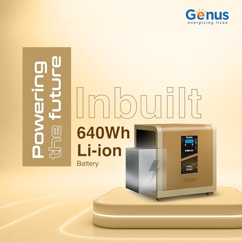 Genus MaxiLion 700 VA 1 BHK Inverter with Upto 12 Year Life Integrated ...