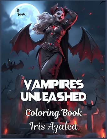 Vampires Unleashed: A Sinister 50-Image Coloring Book for Adult and ...