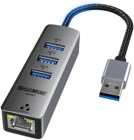 Amazon.com: Cable Matters 4-in-1 USB Hub with Ethernet, Support Gigabit ...