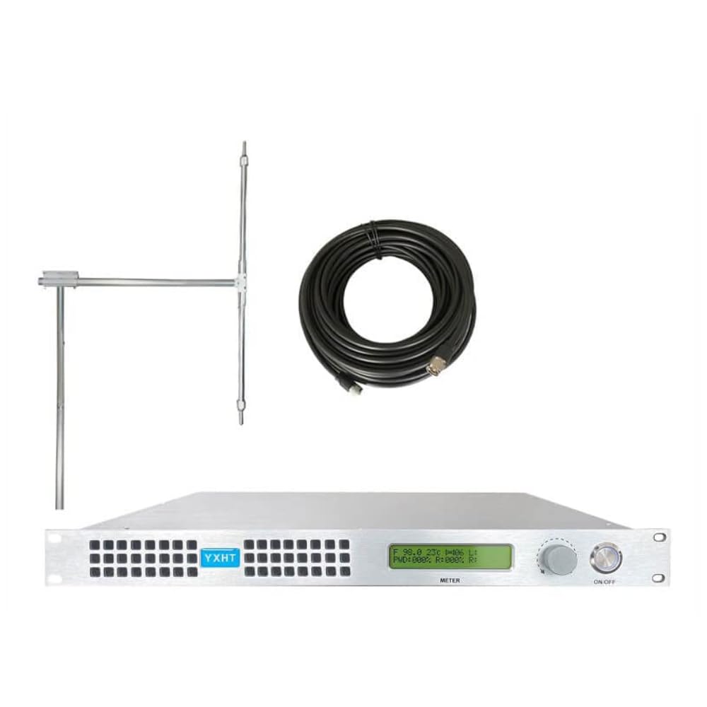 Amazon.com: 200W FM Broadcast Transmitter with Antenna and Cable, Long ...