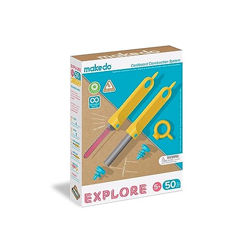 Cardboard Building Kit Makedo Invent Cardboard Construction Toolkit ...