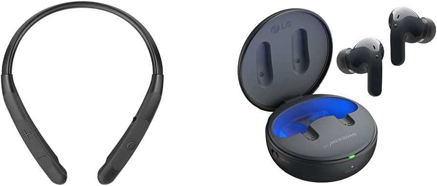 Amazon.com: LG Tone Wireless Stereo Headset With Retractable Earbuds NP3 and True Wireless ...