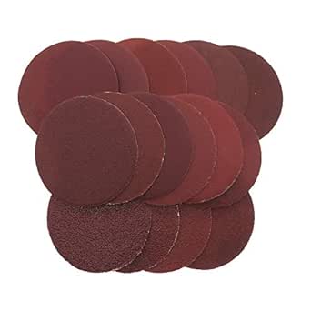 Sandpaper 25PCS 3 Inch(75mm) Hook Loop Flocking Sanding Discs for Dry ...