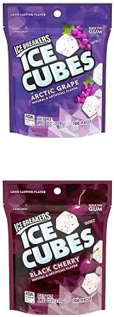 Amazon.com: Paquete de chicles Ice Breakers Ice Cubes con sabor a uva ...