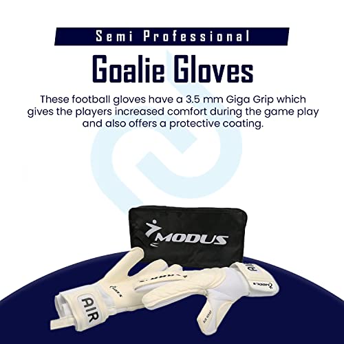 MODUS Air Goalkeeper Gloves-Size 9, Added Grip Zones for Easy Handling ...