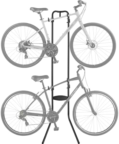 Amazon.com: CXWXC 2 Bike Storage Rack (Max. 120LBS) - Gravity Wall Bike ...