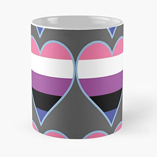 Amazon.com: Genderfluid Gender Fluid Genderflux Flux - 11 Oz Coffee ...