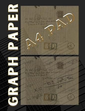 Graph Paper A4 Pad: Squared Paper Maths Exercise Notebook for ...