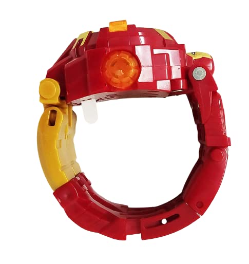Buy TIDDHI Irron Main Roobot Toy Convertible Digital Wrist Watch for ...