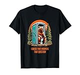 ・ブランド:JB's Humor Shop・製造元:JB's Humor Shop・製造元/メーカー部品番号:P6Y022Q6XK8・森の中でポルタトイレを使う面白いクマ。 アンティーク調のプリントが、このデザインのヴィ...