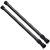 Amazon.com: AIZESI Spring Tension Curtain Rods Short Tension Rod (Black ...