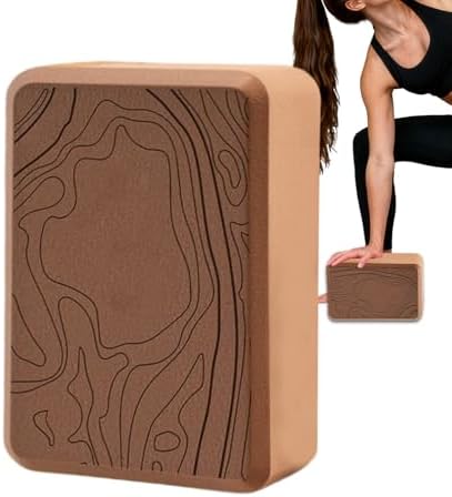 Yoga Block - 260g Pilates Brick, Lightweight Foam Trainer, Balance ...