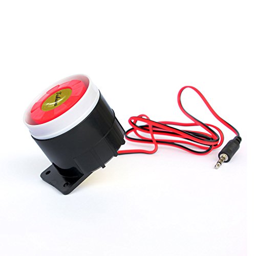 Taikuwu Wired Mini Siren for Home Office Shop Garage Security Alarm ...