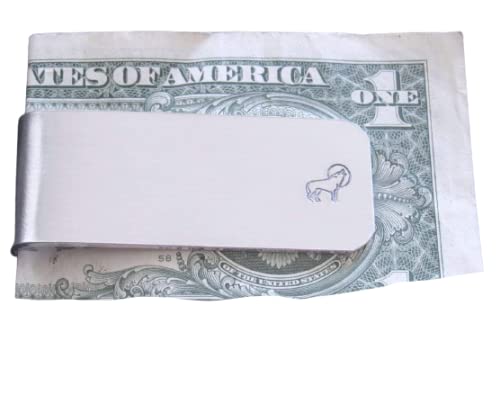Amazon.com: Wolf Money Clip, Various Metals, Customize with Wording on ...