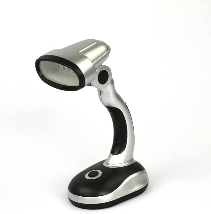 Ragyzity Led Desk Lamp, 12 LED Portable Battery-Powered Table Lamp ...