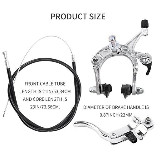 TEITEYER Front Fixie Road Bike Cruiser Brake Set Bike Brake Kit Bike ...