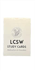 Amazon.com: LCSW Exam Study Flashcards - Medications & Mental Health ...