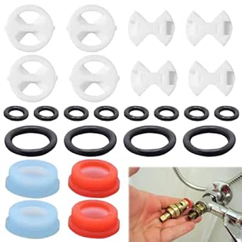 24PCS Tap Washers for Mixer Taps Silicone Tap Washers Kitchen Tap ...