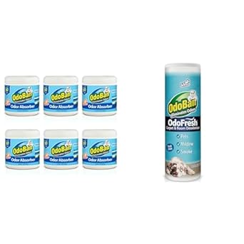OdoBan Solid Odor Absorber Eliminator 14 Ounce 6-Pack and OdoBan ...