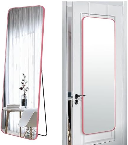 Amazon.com: SCWF-GZ 57x20 Door Hanging Full Length Mirror, Floor Stand ...