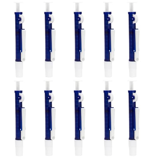 Snapklik.com : Pipette Pumps, Set Of 10 Lab Pipettes Pumps, 2ml Blue ...