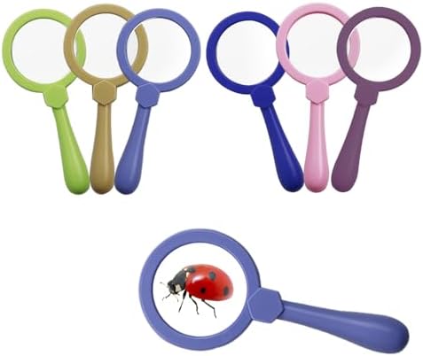 Amazon.com: Magnifying Glass Kids 30 Pieces Plastic Magnifier Colorful ...