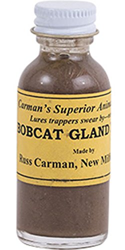 Best Hunting Scents Bobcat Gland Lure by Russ Carman (1 oz. Bottle)
