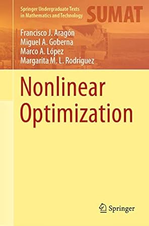Amazon.com: Nonlinear Optimization (Springer Undergraduate Texts in ...