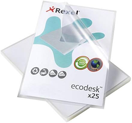 Rexel Ecodesk A4 Plastic Punched Pocket Wallets Top and Side Opening ...