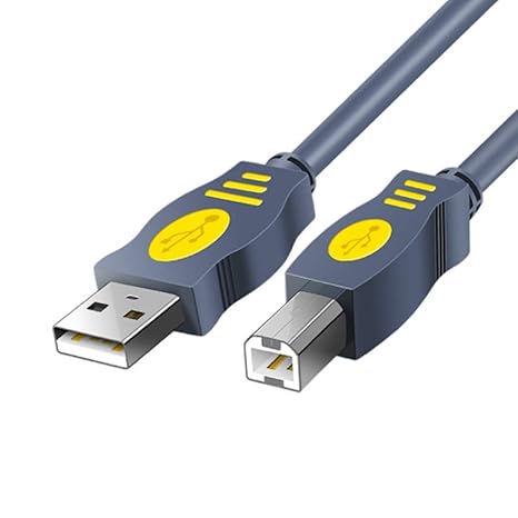 Amazon.com: Qjin USB 2.0 Printer Cable for HP DeskJet 2755e, 2855e ...