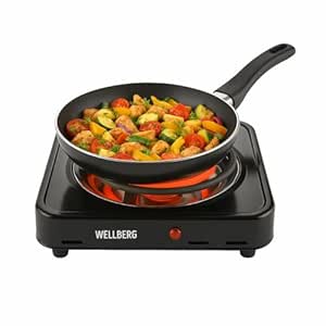 Wellberg Hot Plate 1000WATT | Compact & Shock Proof Electric Cooking ...