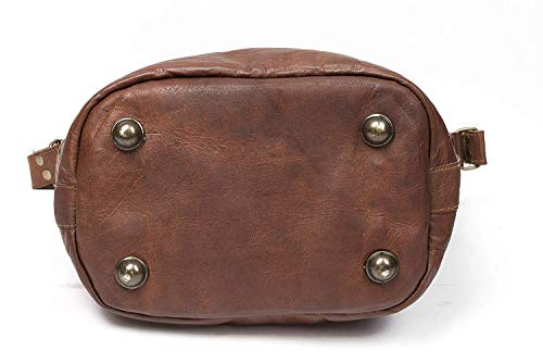 RSN Genuine Leather Unisex Shoulder Bag Cum Trendy Backpack For College ...