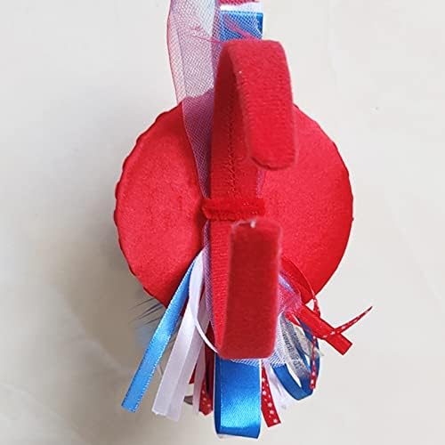 Amazon.com: 4th Of July Uncle Sam Headband Bow Tie Mini Top Hat ...