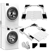 NIUXX Universal Stacking Kit for Washer and Dryer, Adjustable Stacking ...