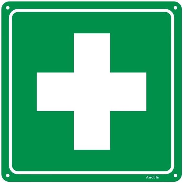 2pcs First Aid Sign for First Aid Box Station Room, Safety Signs ...