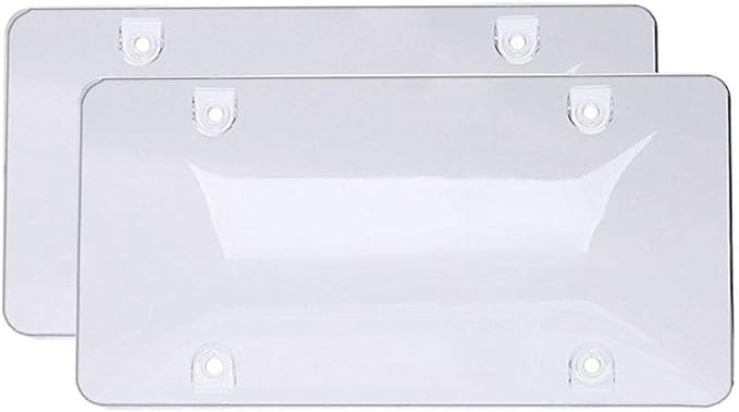 2PCS Clear Reflective Anti Speed Red Light Toll Camera Stopper License ...