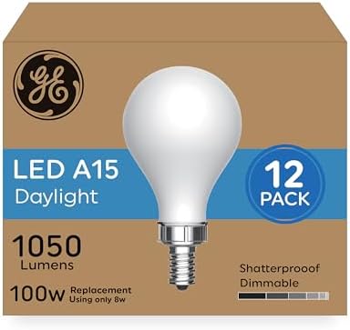 GE Ultra Bright Light Bulbs, 100 Watt Equivalent, Daylight, Ceiling Fan ...