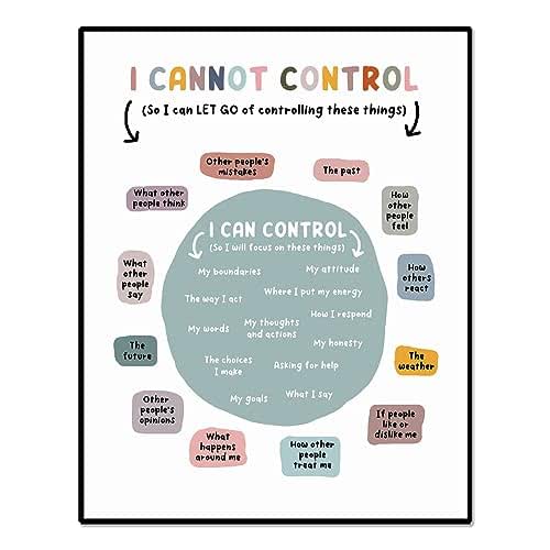 Amazon.com: What I Can and Cannot Control Print, Therapy Office Decor ...