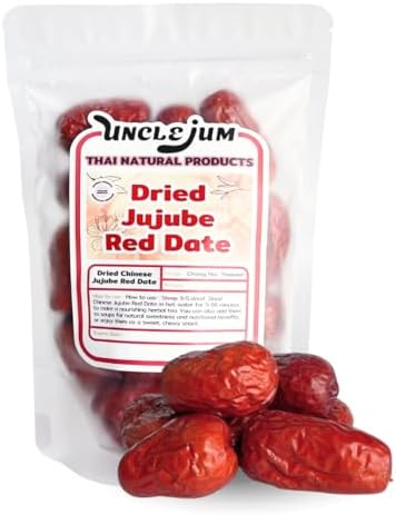 Amazon.com: UNCLEJUM Dried Jujube Dates, Organic Red Dates, Premium ...