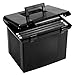 Amazon.com : Pendaflex Portable File Box with File Rails, Hinged Lid ...