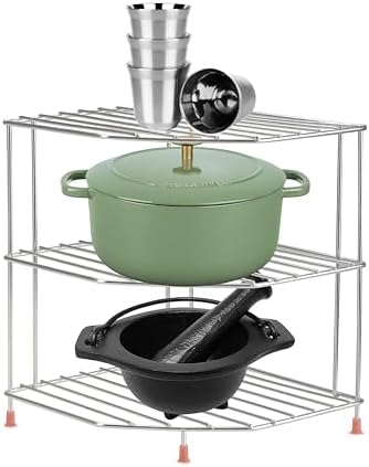 WonderStand 3-Tier GI Steel Corner Storage Rack: A Versatile Solution ...