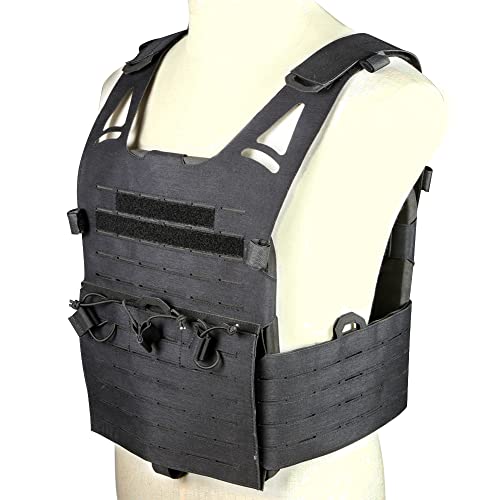 ACEXIER Tactical Molle Vest Body Armor Plate Carrier Airsoft Military ...