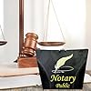 Amazon.com: Notary Bag with Lock, 13x10''Waterproof Notary Supply Bag ...